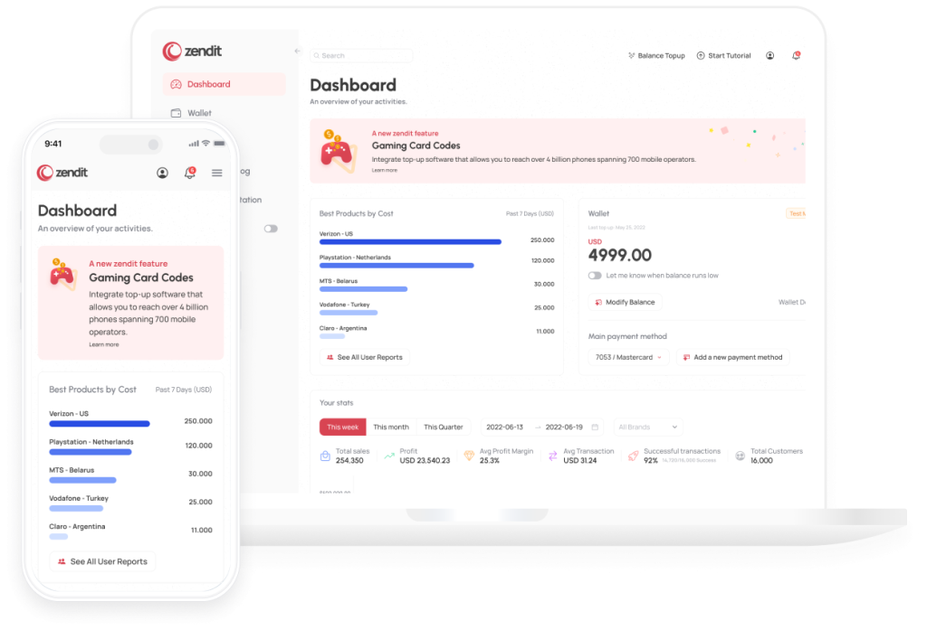 zendit - Access the Global Prepayment Ecosystem